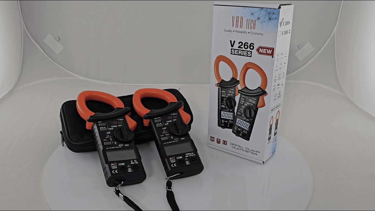 VAR TECH V 266 + and V 266 C Digital Clamp Meters | Newly updated ...