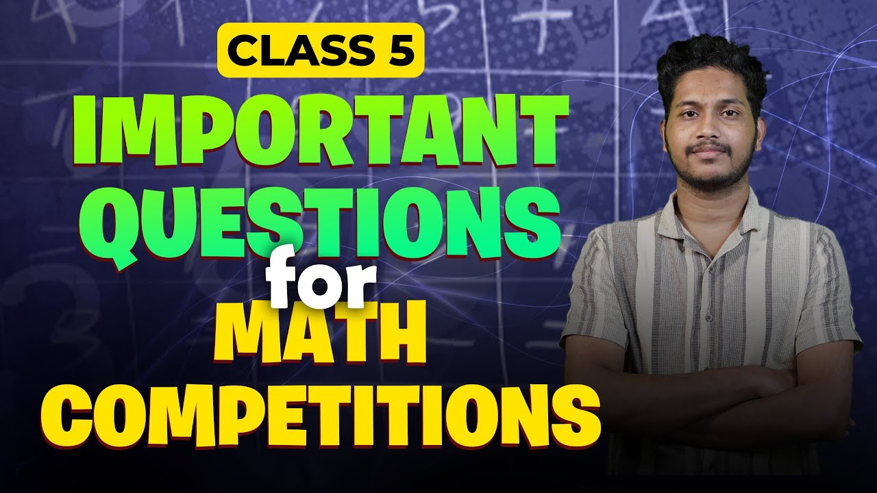 Important Questions for Math Competitions 🧠🔥 | Practice + Tips #math # ...