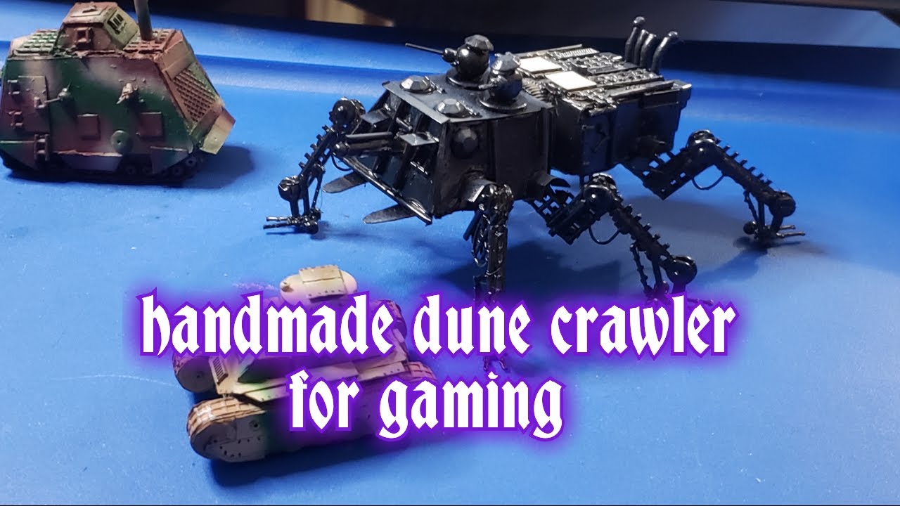 making a dune crawler for gaming - YouTube