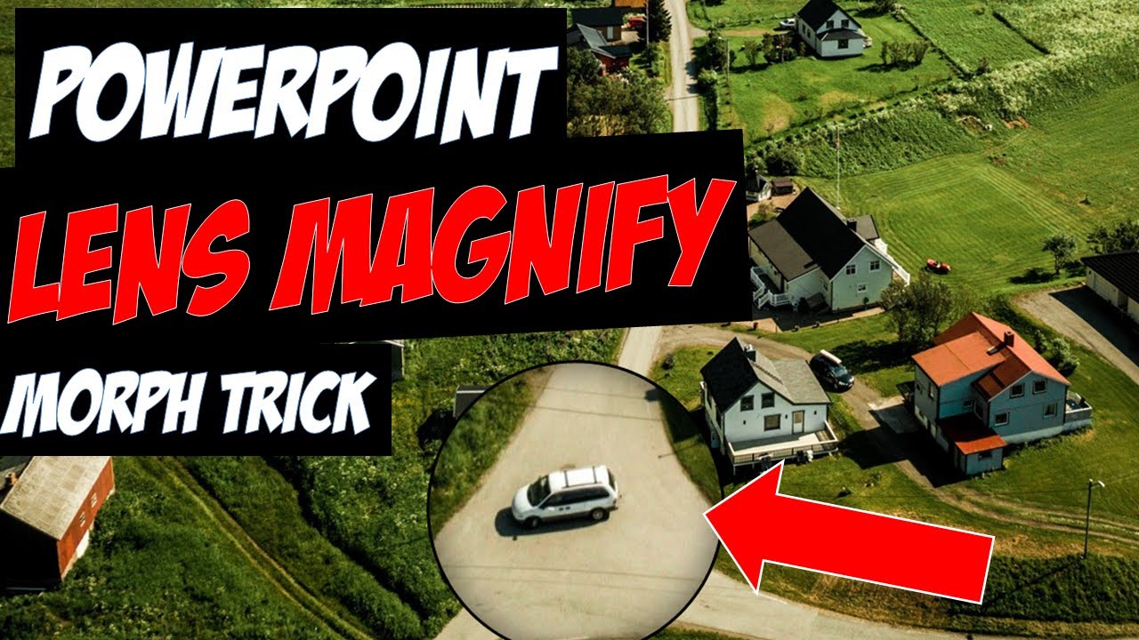 "Magnified Lens" Trick in PowerPoint with Morph Transition - YouTube