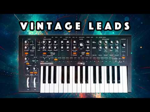 Moog Messenge: 64 Retro Leads. No Talk Sound Demo. Live Jam