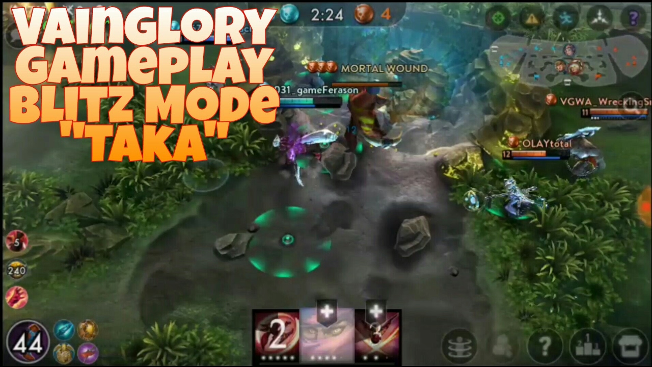 Vainglory Gameplay, Blitz Mode "Taka" - YouTube