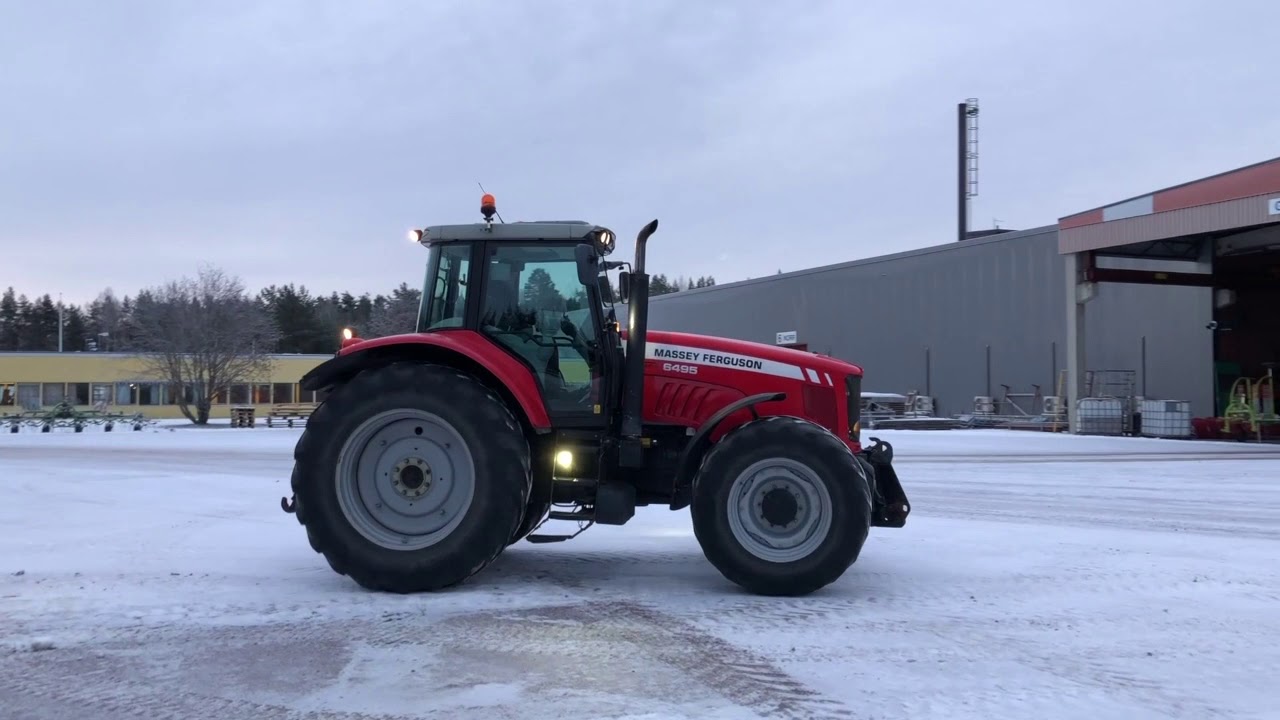 Köp traktor Massey Ferguson 6495 på Klaravik.se - YouTube