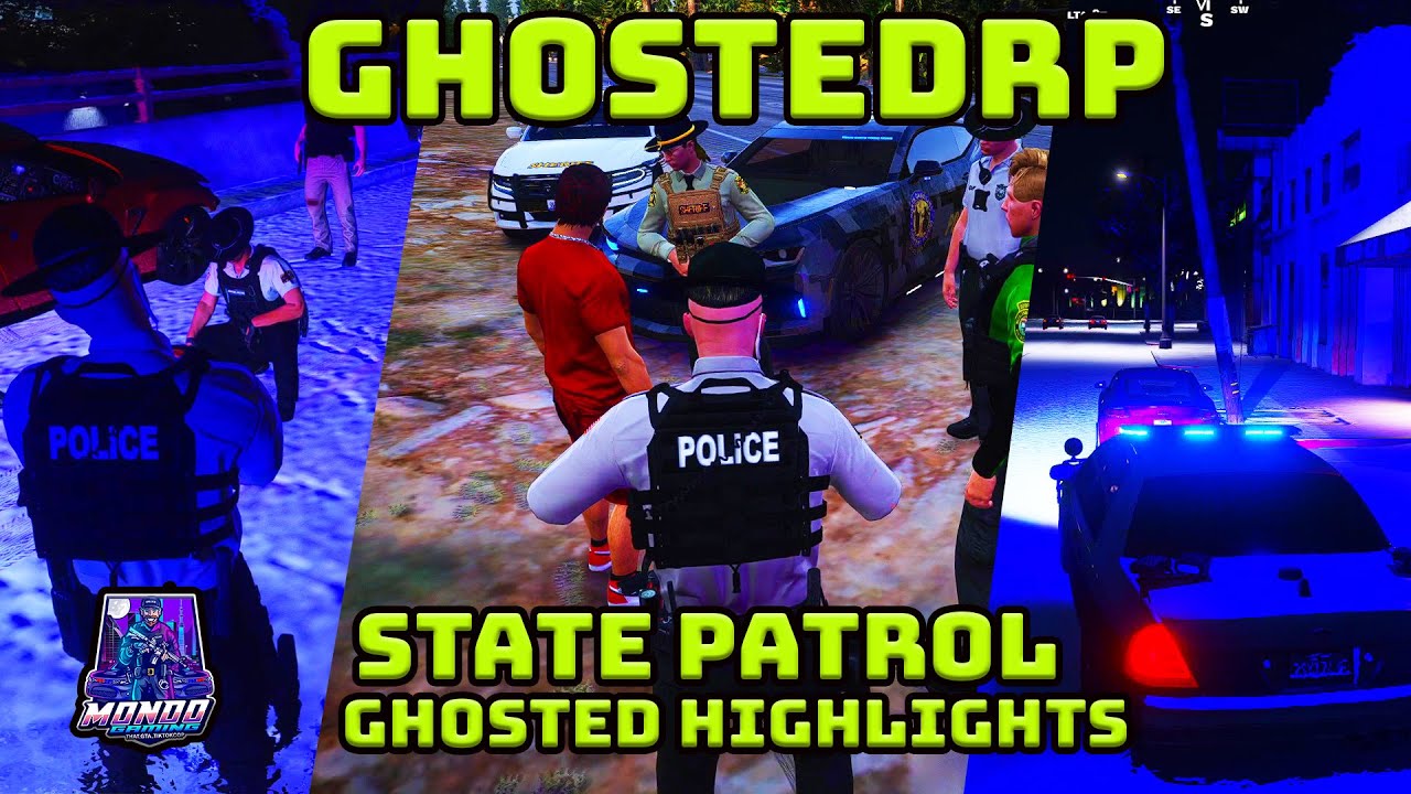 GhostedRP - State Patrol Highlights! - Grand Theft Auto Top Tier ...