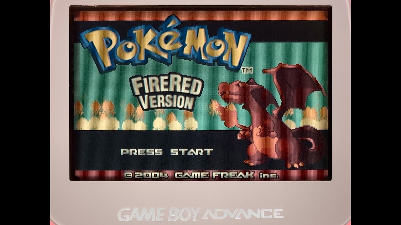 【GBA】Pokémon FireRed Version | ポケットモンスター ファイアレッド ~Intro/Title // GBA ...