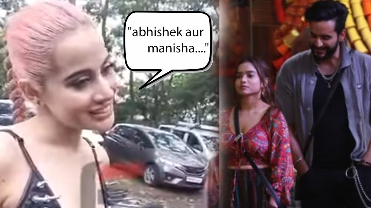 abhishek aur manisha ko lekar urfi javad ne kahi badi baat ! - YouTube