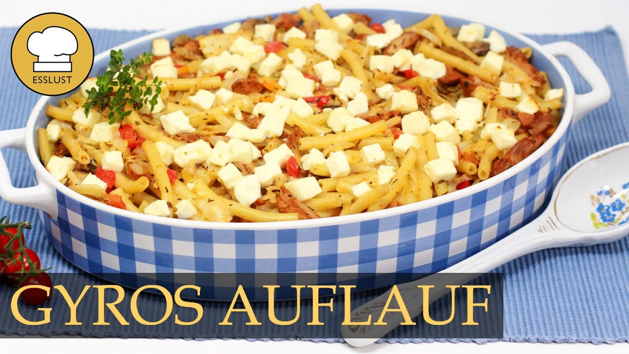 GYROS AUFLAUF mit Weißkohl und Feta - YouTube
