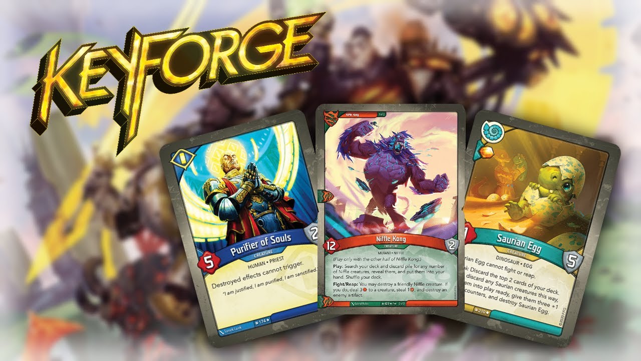 NIFFLE KONG SAS CHECK - Keyforge Crucible Gameplay (Sanctum, Saurian ...