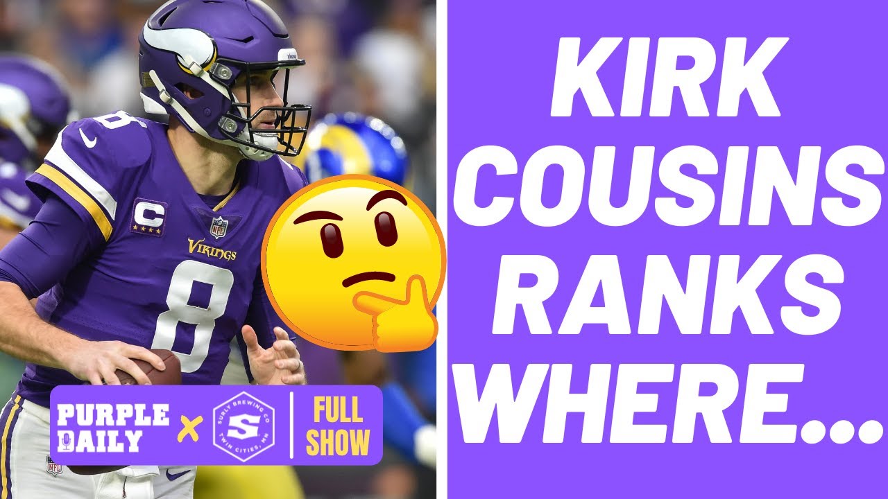 Where Kirk Cousins falls in Mackey's quarterback tiers! - YouTube