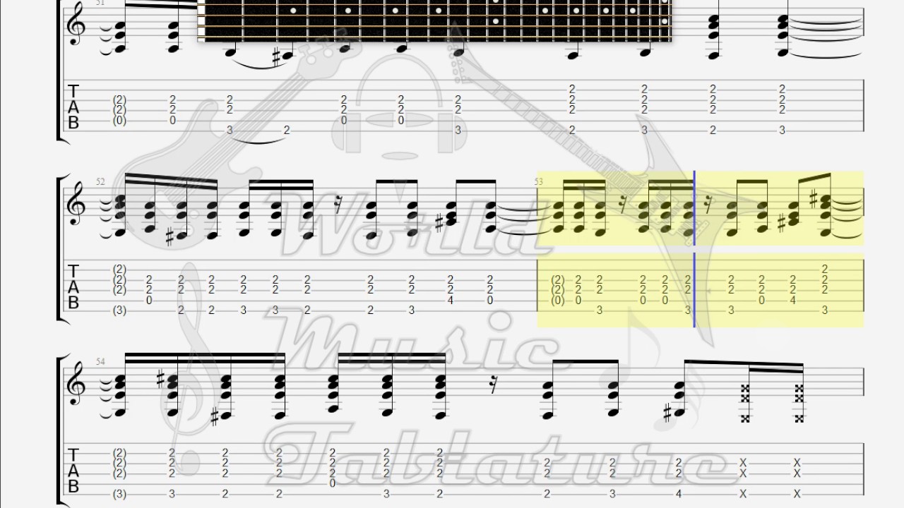 Extreme Rest In Piece GUITAR TAB - YouTube