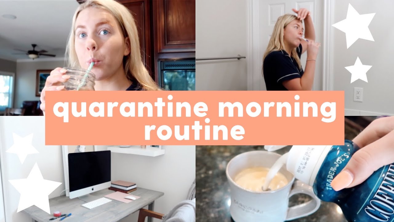 my morning routine *quarantine edition* - YouTube