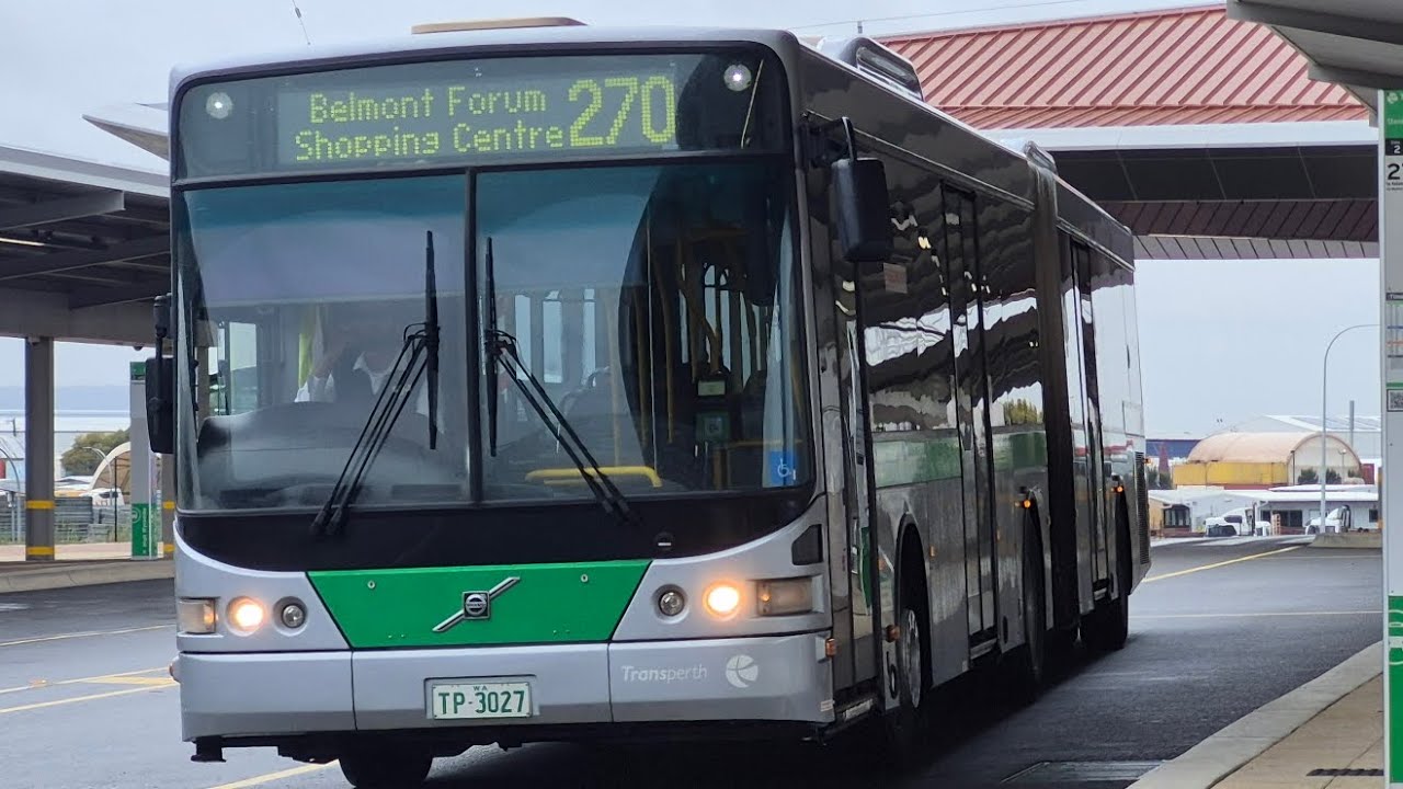 Transperth TP3027 Volvo B12BLE - YouTube