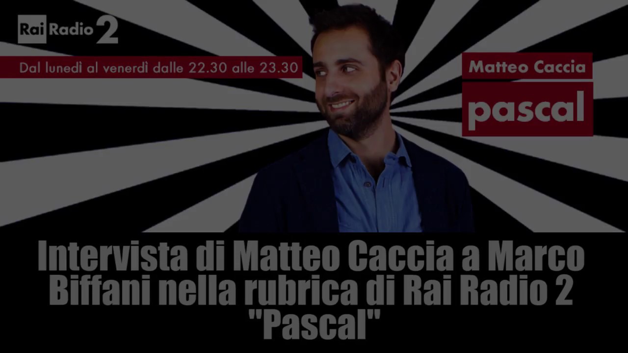 Intervista a Marco Biffani da Matteo Caccia su "Pascal" Rai2 - YouTube