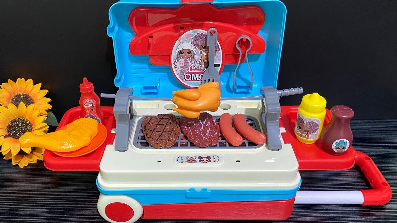 8 MINUTES SATISFYING WITH UNBOXING LOL SURPRISE KITCHEN BBQ PLAYSET TOY ...