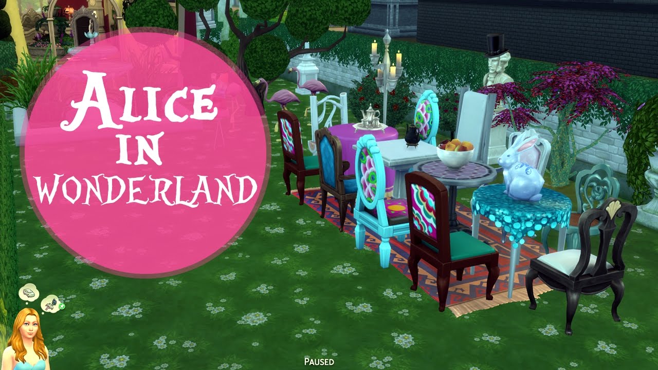 The Sims 4 Alice in Wonderland Castle - YouTube