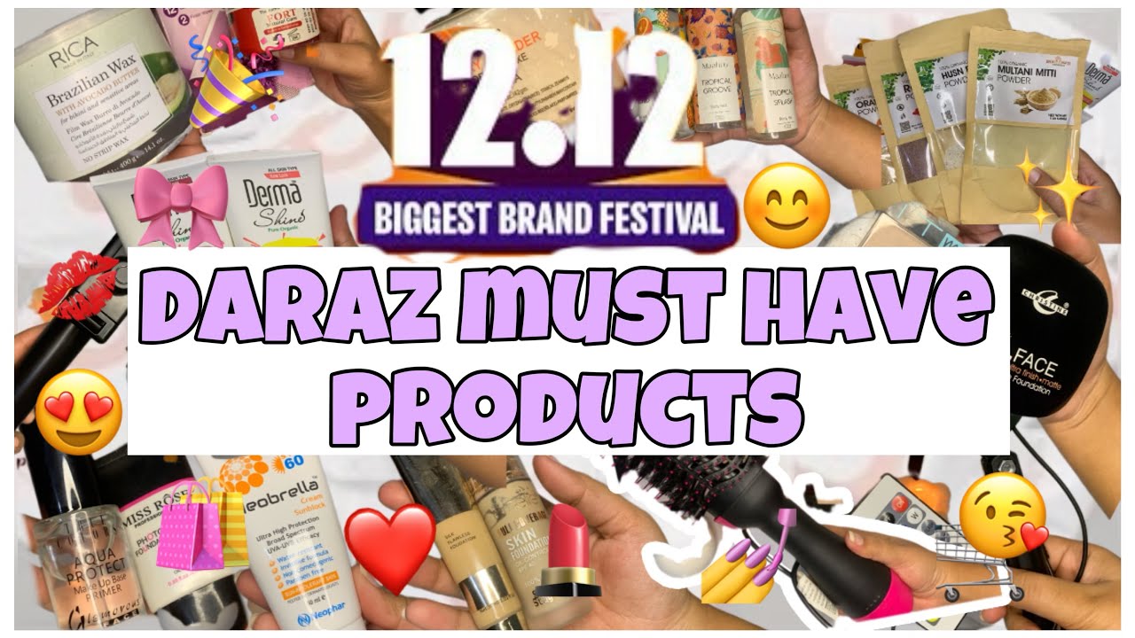 Products you should must buy from Daraz 12.12 grand sale - YouTube