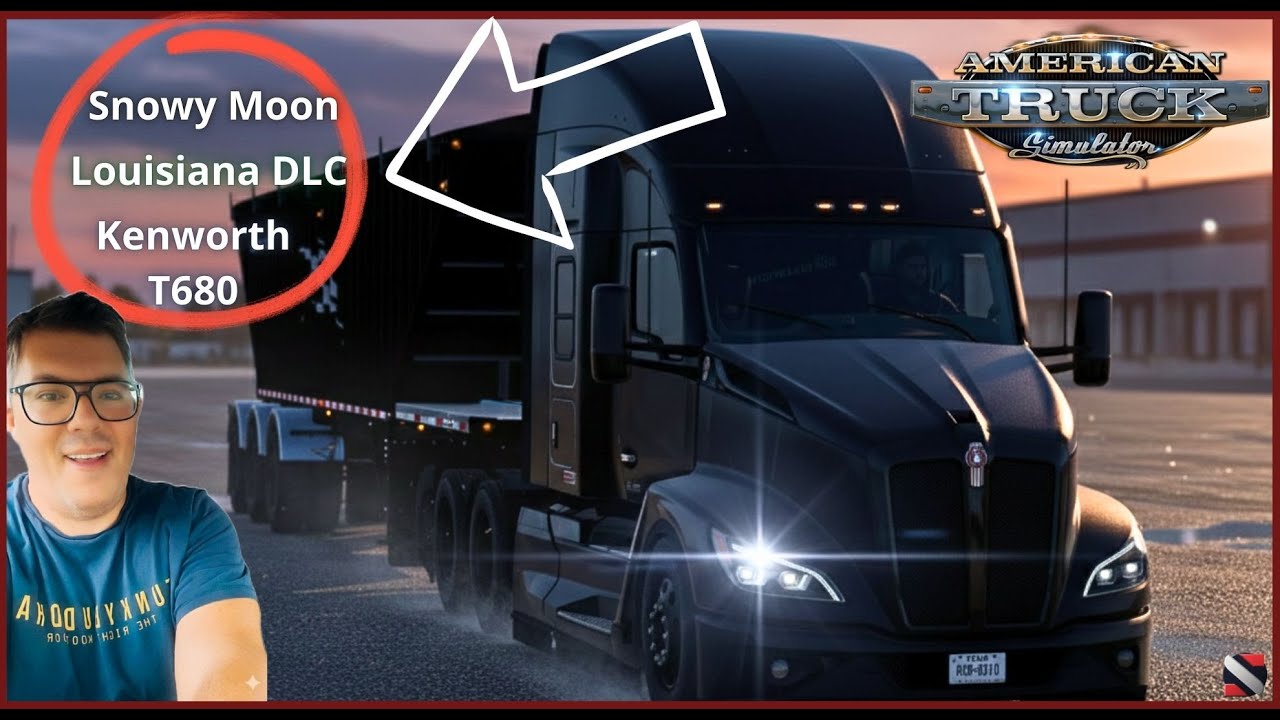 LIVE-Snowy Moon Graphic mod | Louisiana DLC: Οδηγώντας το Νέο Kenworth ...
