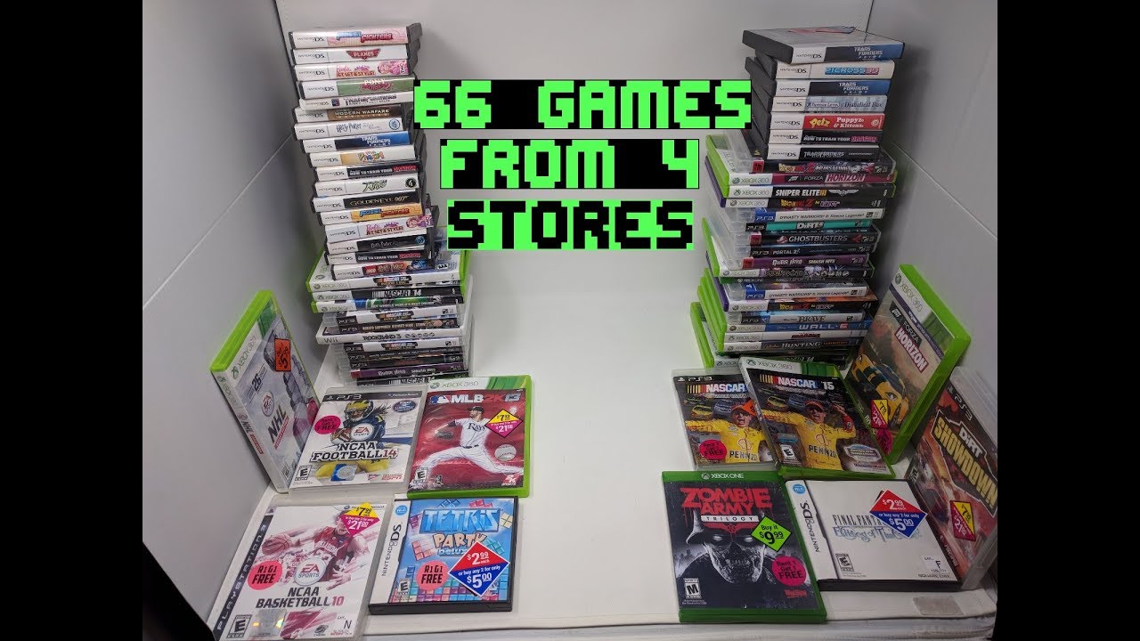 Thrift Store Game Finds! // 66 Games from 4 Stores! Uncommon SPORTS ...