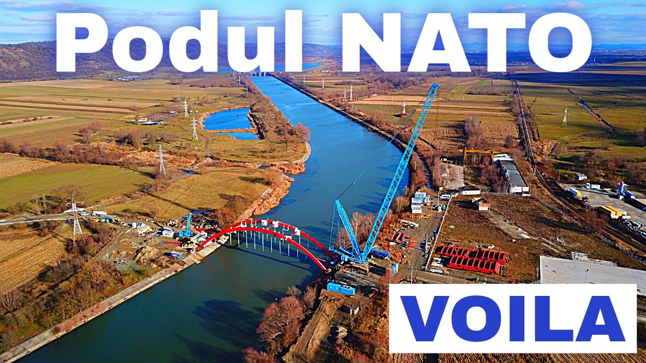 Podul peste Olt de la Voila | 01.12.2024 | Stadiul lucrarilor - YouTube