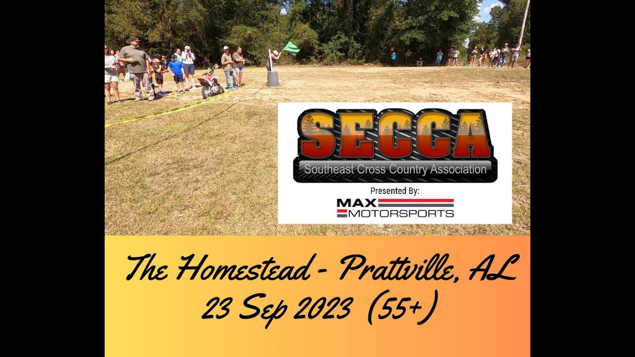 SECCA Homestead 23 Sep 2023 Hare Scramble (55+) - YouTube
