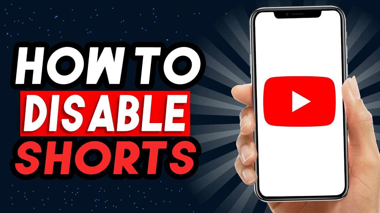 How To Disable YouTube Shorts (EASY & FAST) - YouTube