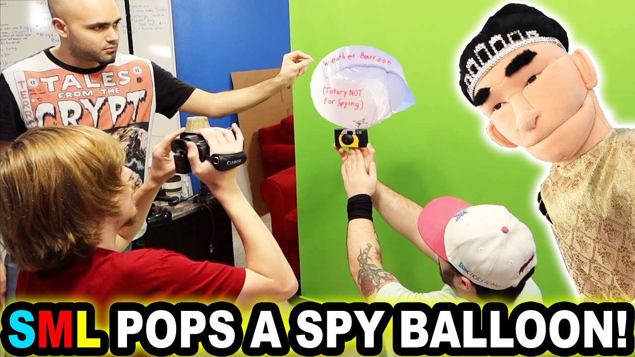 SML POPS A SPY BALLOON! - YouTube