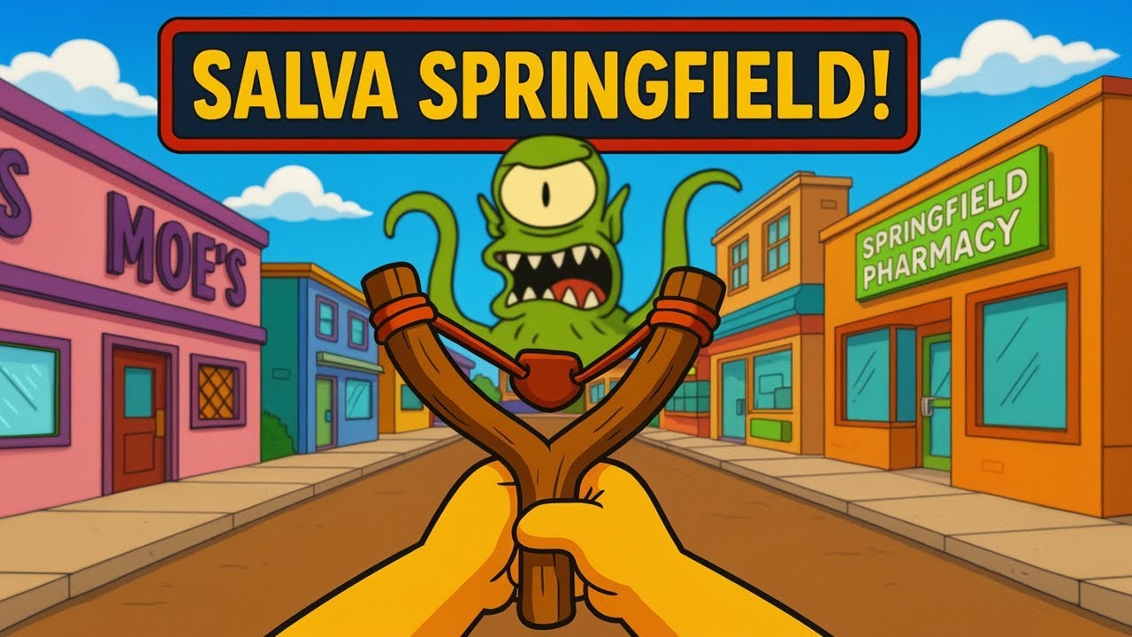 SPRINGFIELD DESTRUYE EL CONEJO - Gameplay Ft. Los Simpson - YouTube