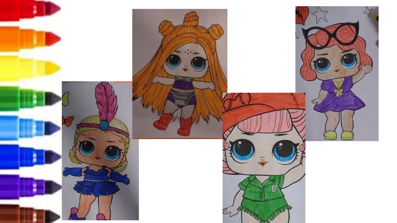 Coloring Lol surprise doll. Drawing Lol surprise doll . coloring for ...