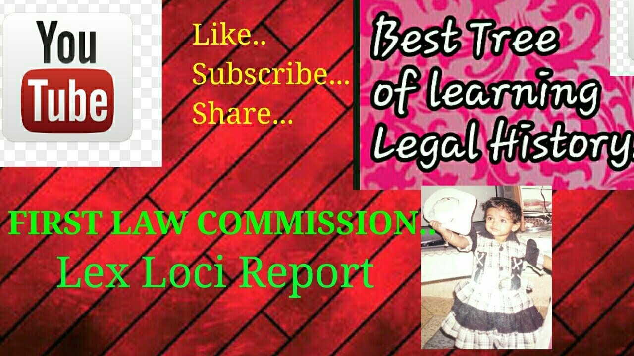 First Law Commission..Lex Loci Report - YouTube