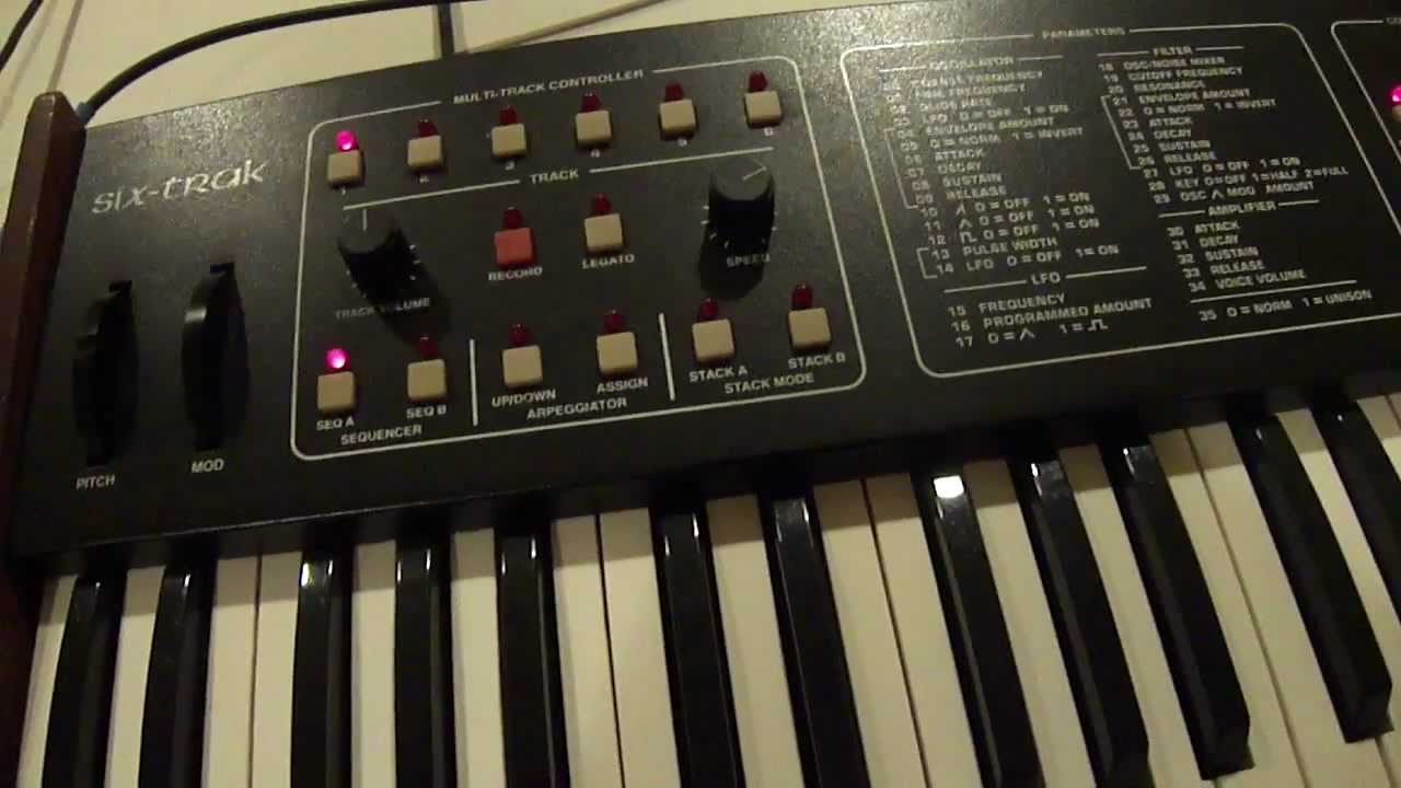 Sequential Circuits Six Trak - YouTube