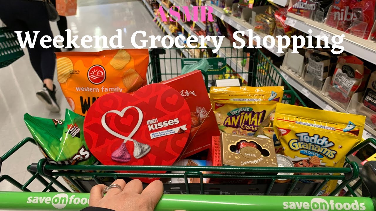 Weekend Grocery Shopping | ASMR Shopping | Relaxing sounds | Clearance ...