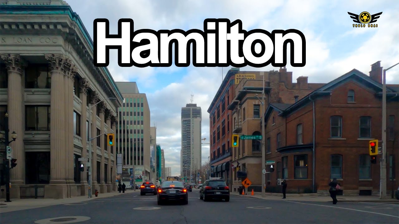 DOWNTOWN HAMILTON ONTARIO CANADA WEST DRIVE FALL 2020 4K - YouTube