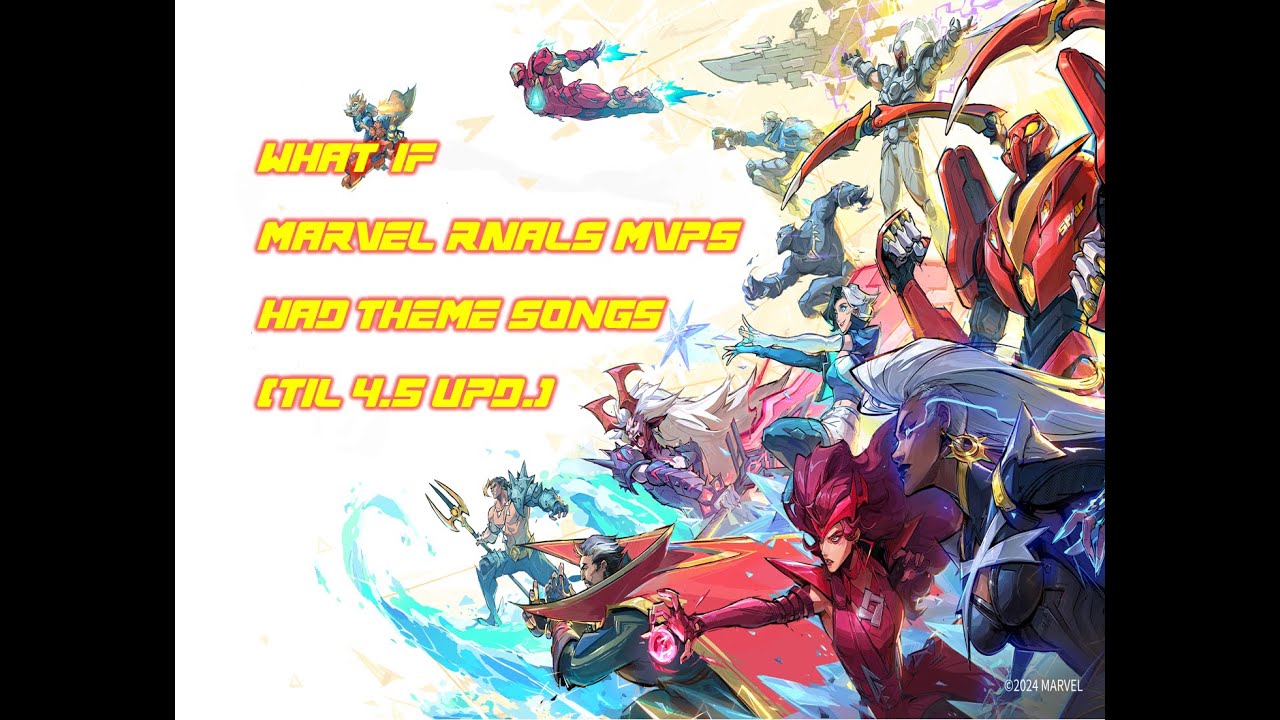 MARVEL RIVALS MVP's WITH THEME SONGS ('TIL 4.5 SEASON) - YouTube