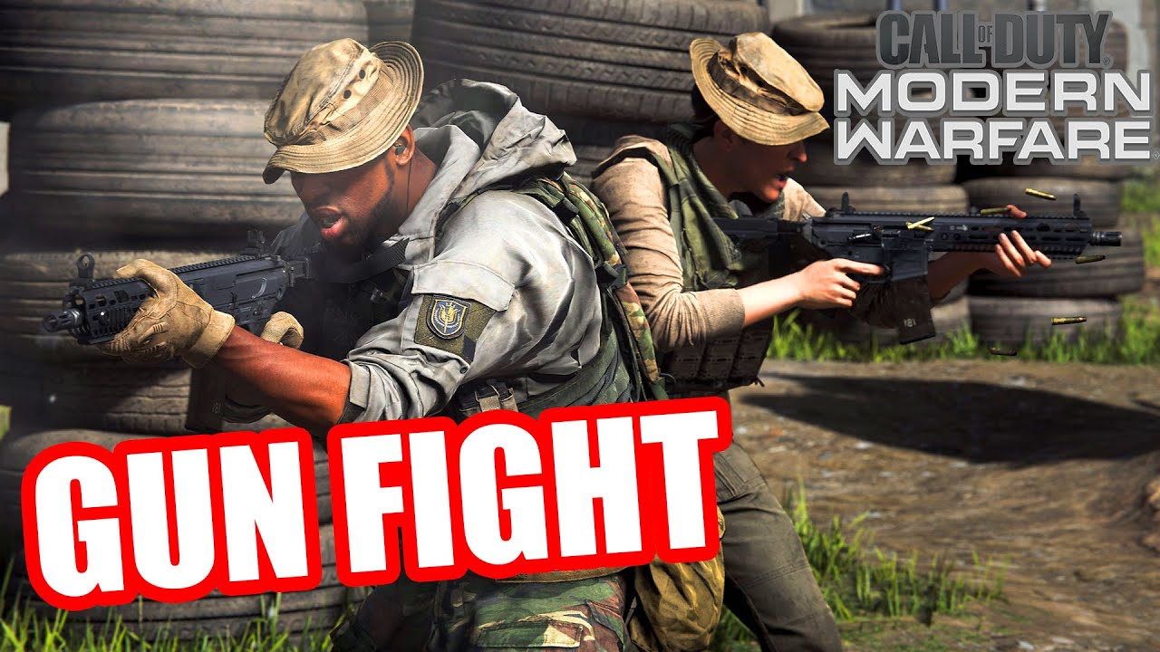 Gun Fight! Und Fist Fight! CoD Modern Warfare Beta #4 - YouTube