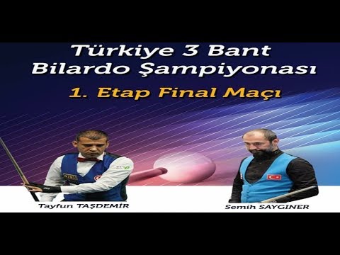 Semih Saygıner and Tayfun Taşdemir 3 Band 2019 1st Stage Final Match