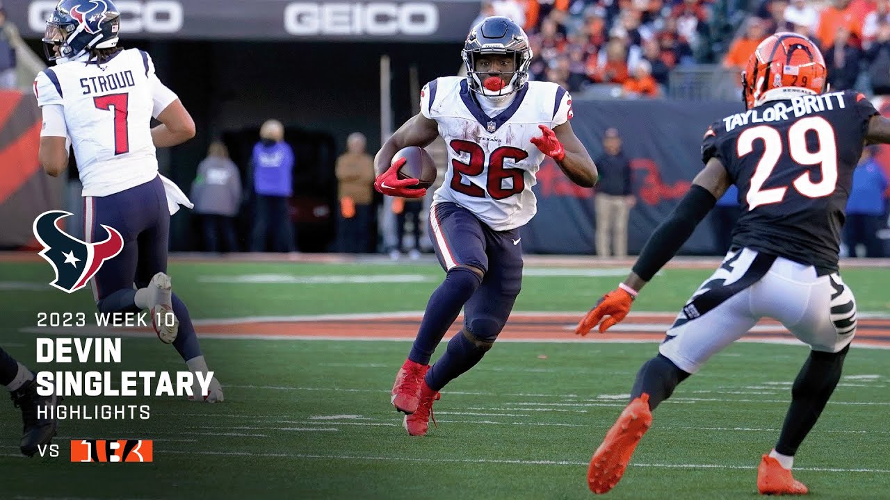 Devin Singletary's best plays from 161-yard game | Week 10 - YouTube