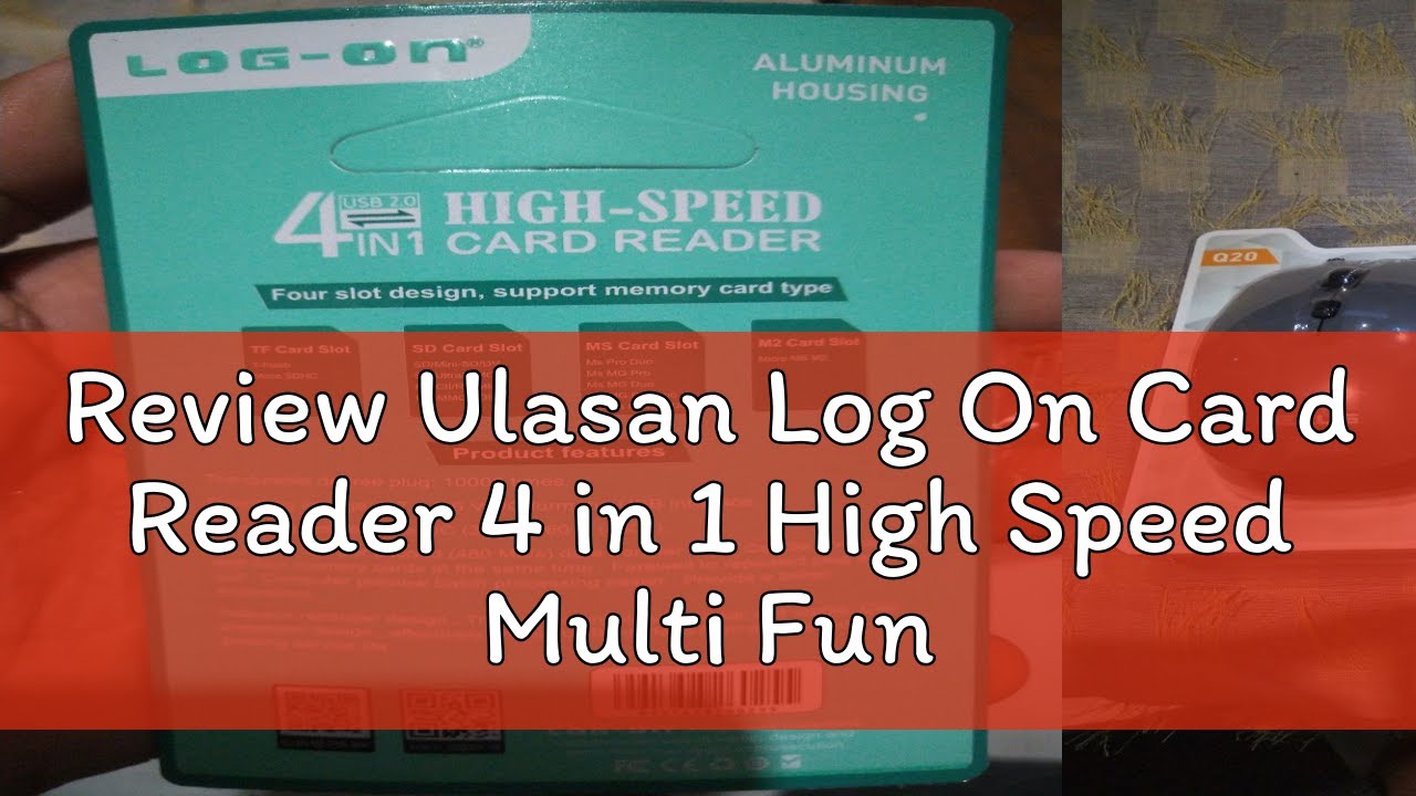 Review Ulasan Log On Card Reader 4 in 1 High Speed Multi Function LO ...