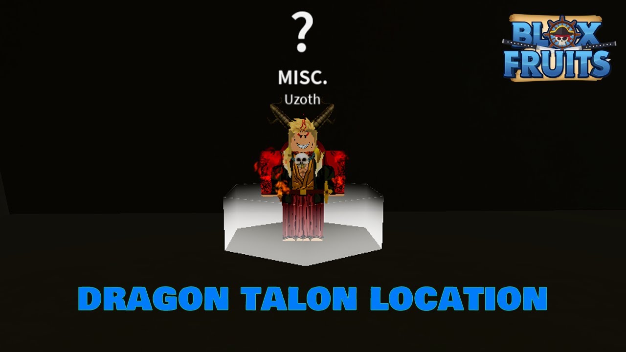 Dragon claw v2 location blox fruits - YouTube