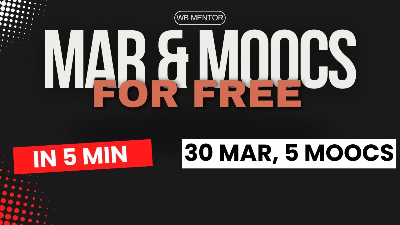 Step-by-step guide to 30 MAR AND 5 MOOCS points for FREE in 5 min. #makaut #marpoints #moocs ...