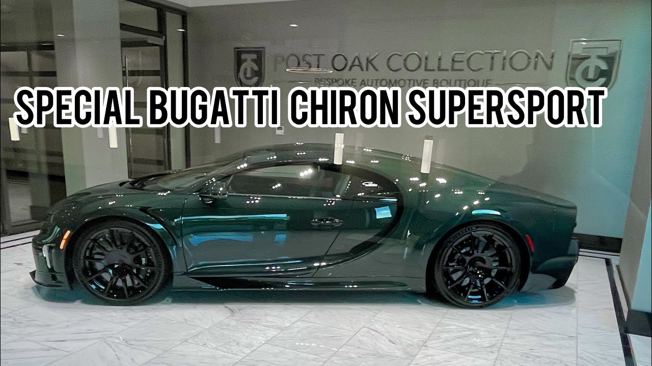 Exposed Green carbon fiber 4,000,000 Bugatti Chiron super sport ...