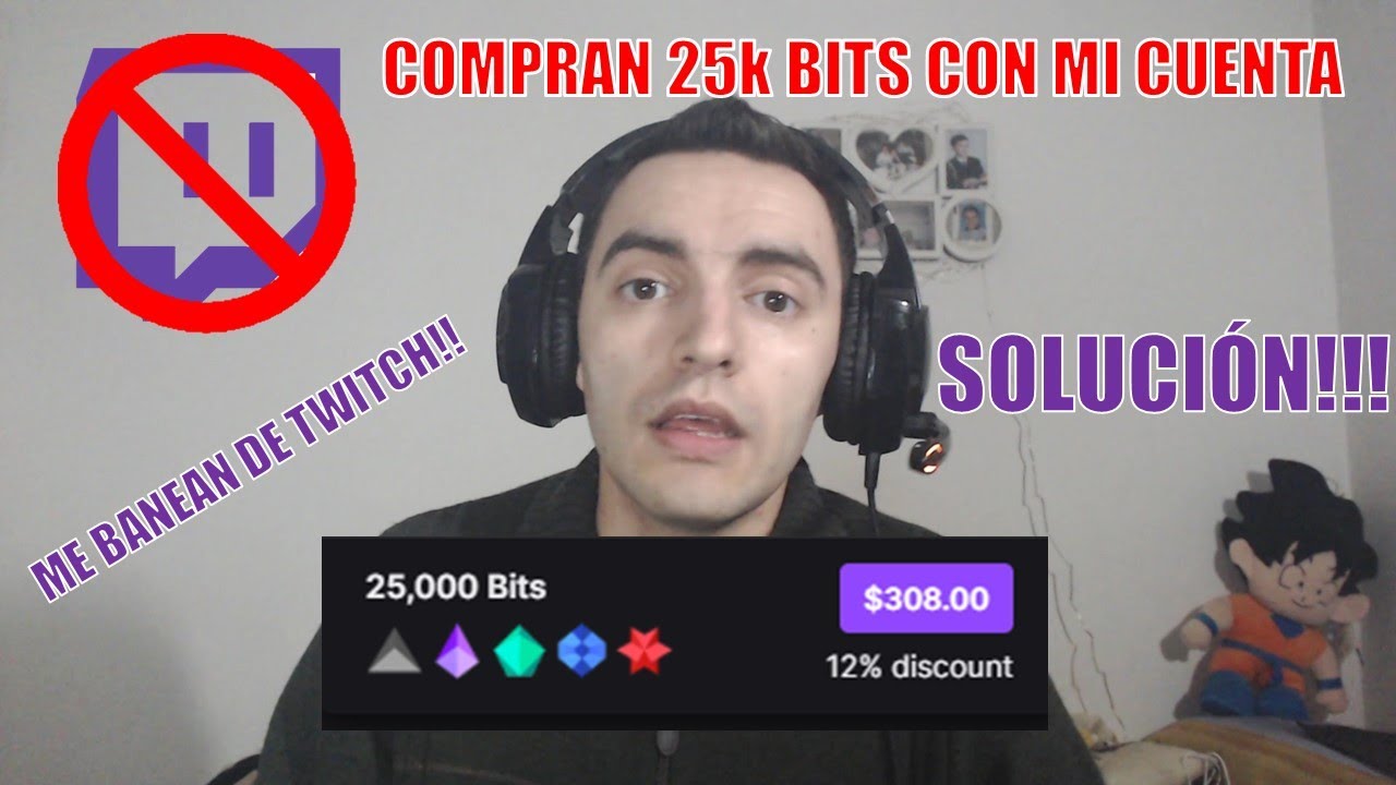 ME ROBAN 25000 BITS SOLUCIÓN BANEO TWITCH POR SUPUESTO USO DE BOTS Y MENSAJES SPAM ¡¡NO ERA YO ...