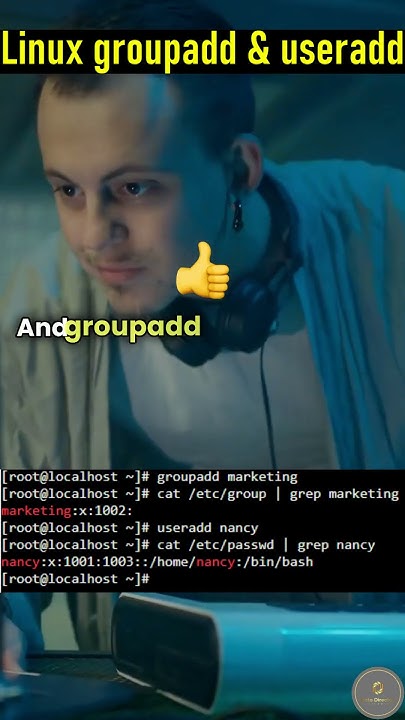 Linux Useradd And Groupadd Linux Unix Shorts Youtube