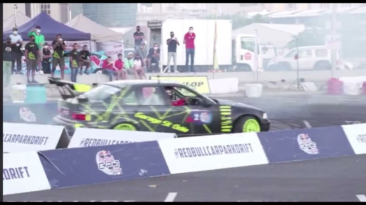 Xavier LACHKAR winning run Redbull Car Park Drift Mauritius 2021 - YouTube