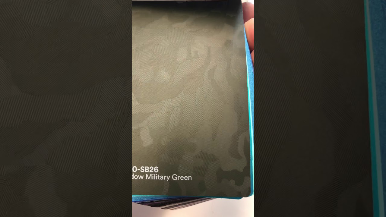 3M Wrap Film Shadow Military Green -2080-SB26 - YouTube
