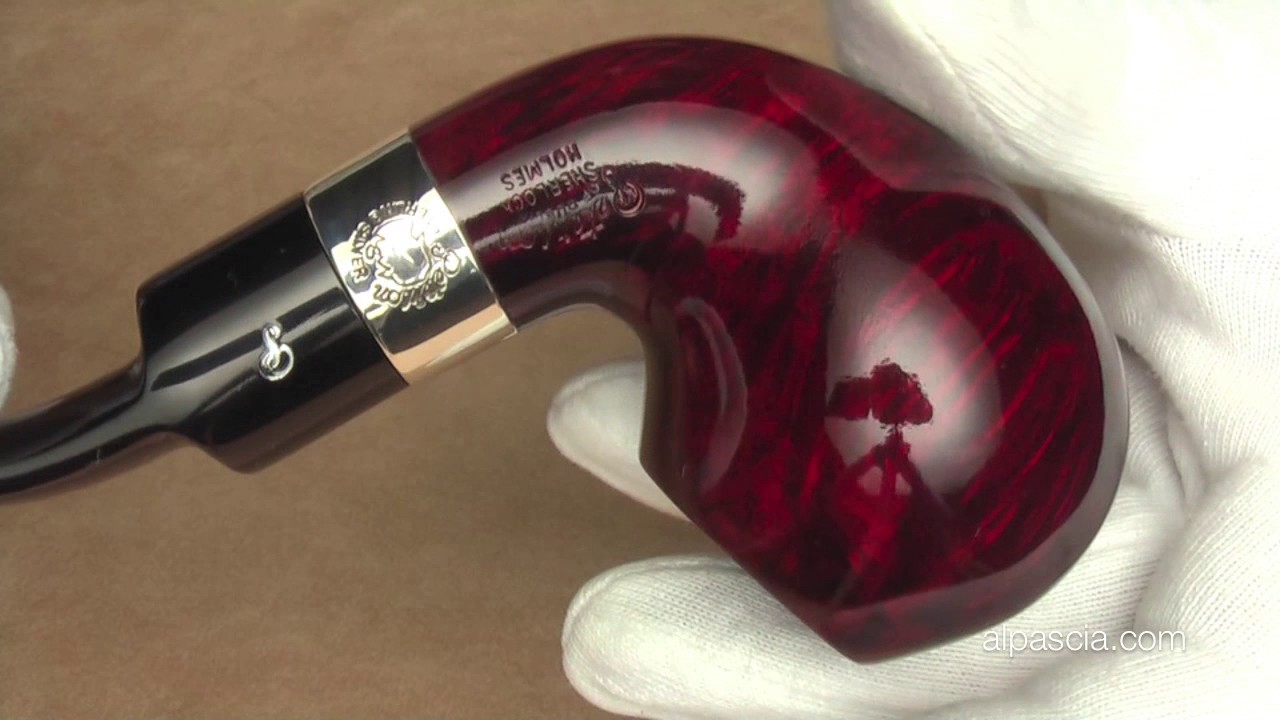 Pipa Peterson Return of Sherlock Holmes Lestrade Red - smoking pipe ...