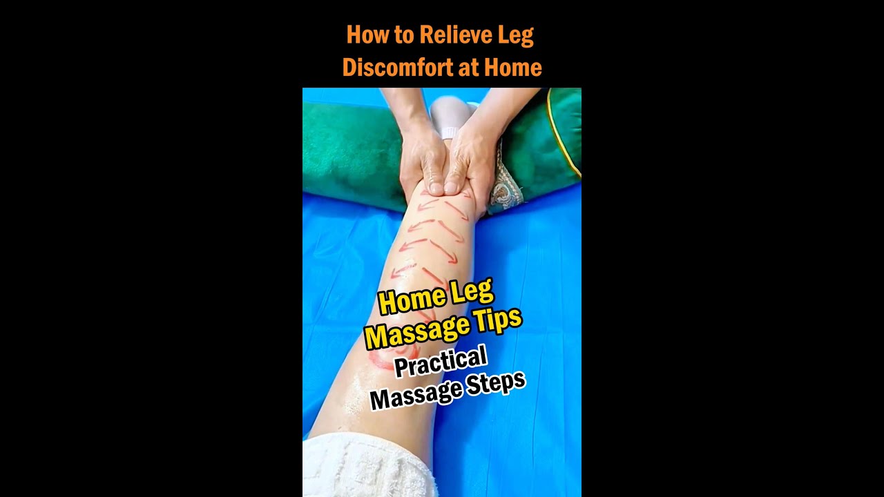 How to Relieve Leg Discomfort at Home - YouTube