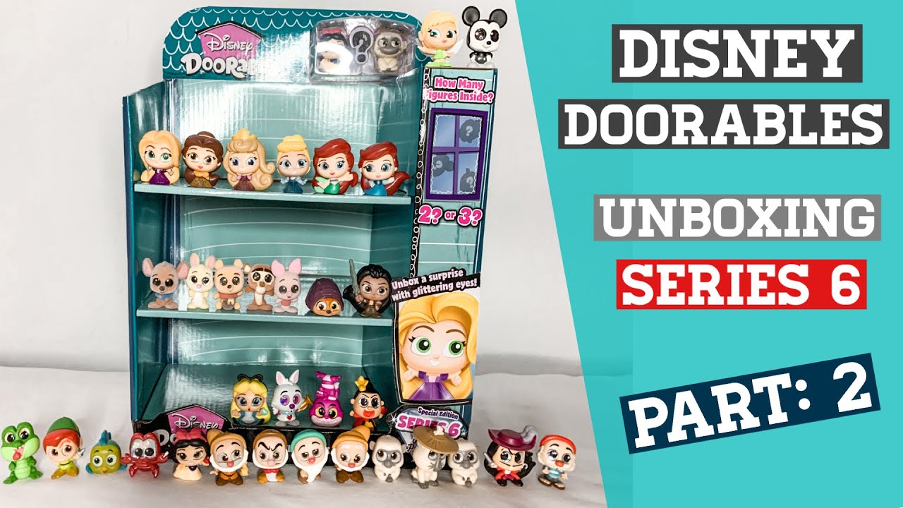 Disney Doorables Series 6 unboxing with box codes Part: 2 - YouTube
