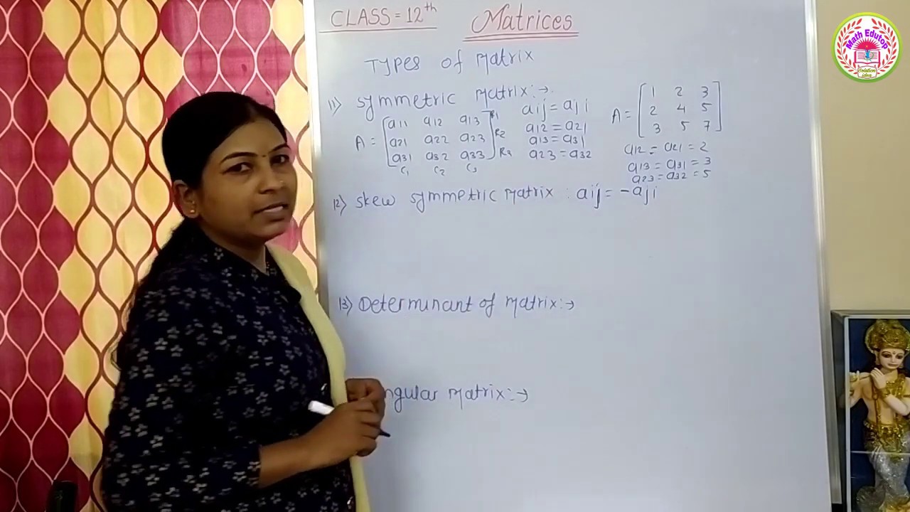 Basic Of Matrices /Matrices Class 12 - YouTube