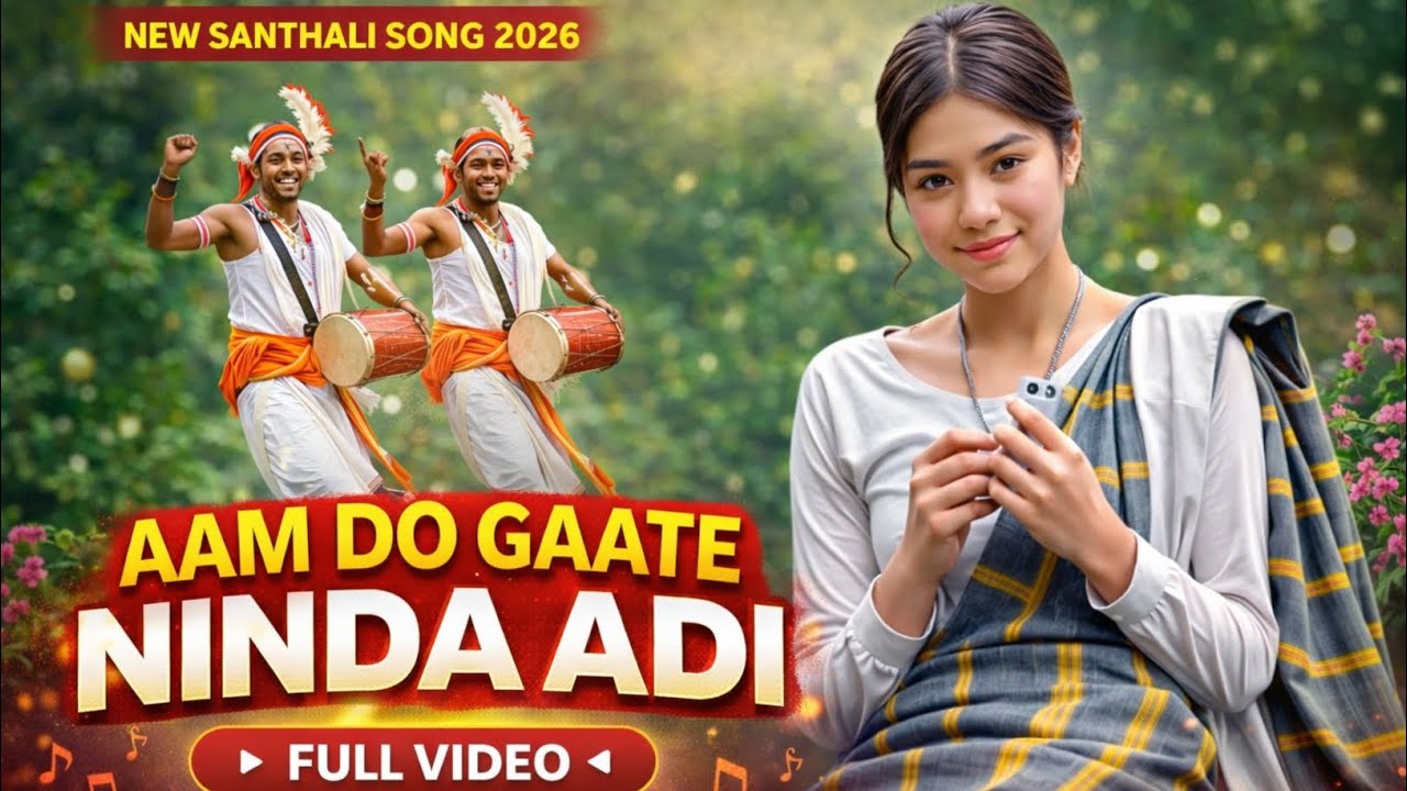 AAM DO GAATE NINDA ADI ||new santhali song 🎵||#new santhali 2026 - YouTube