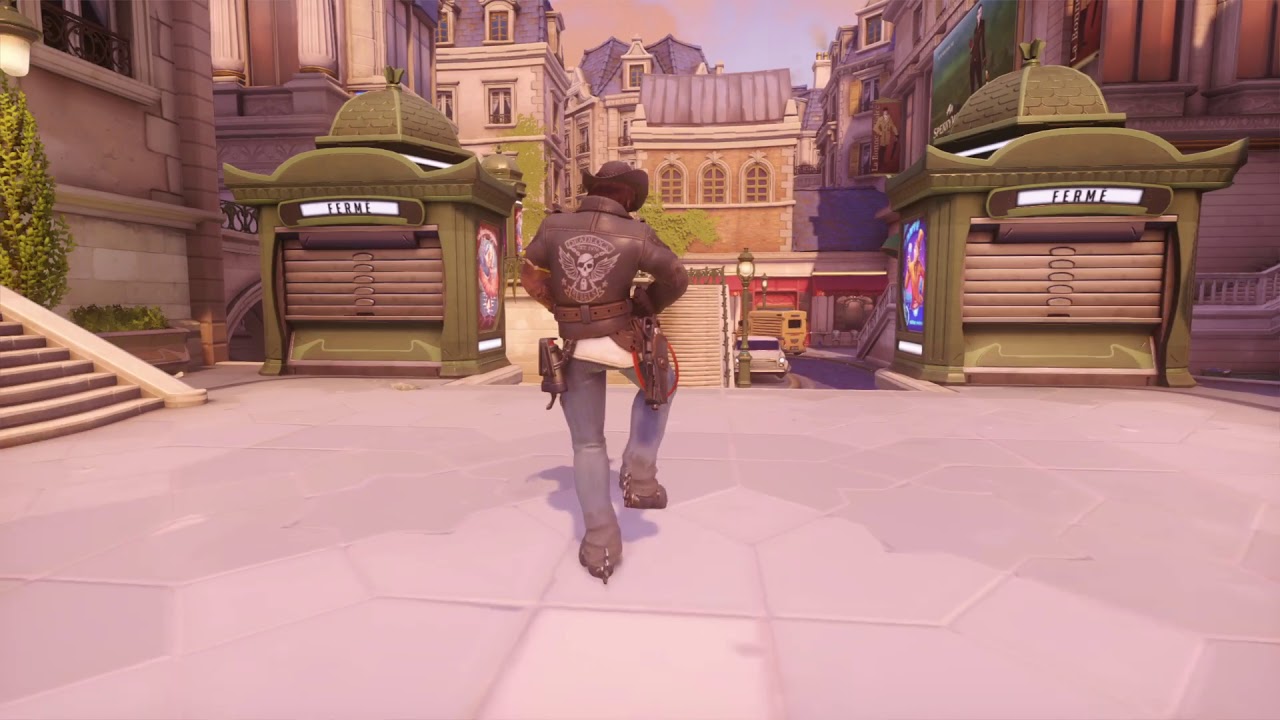 McCree Dance Emote with Deadlock Skin in-game (PS4) - YouTube